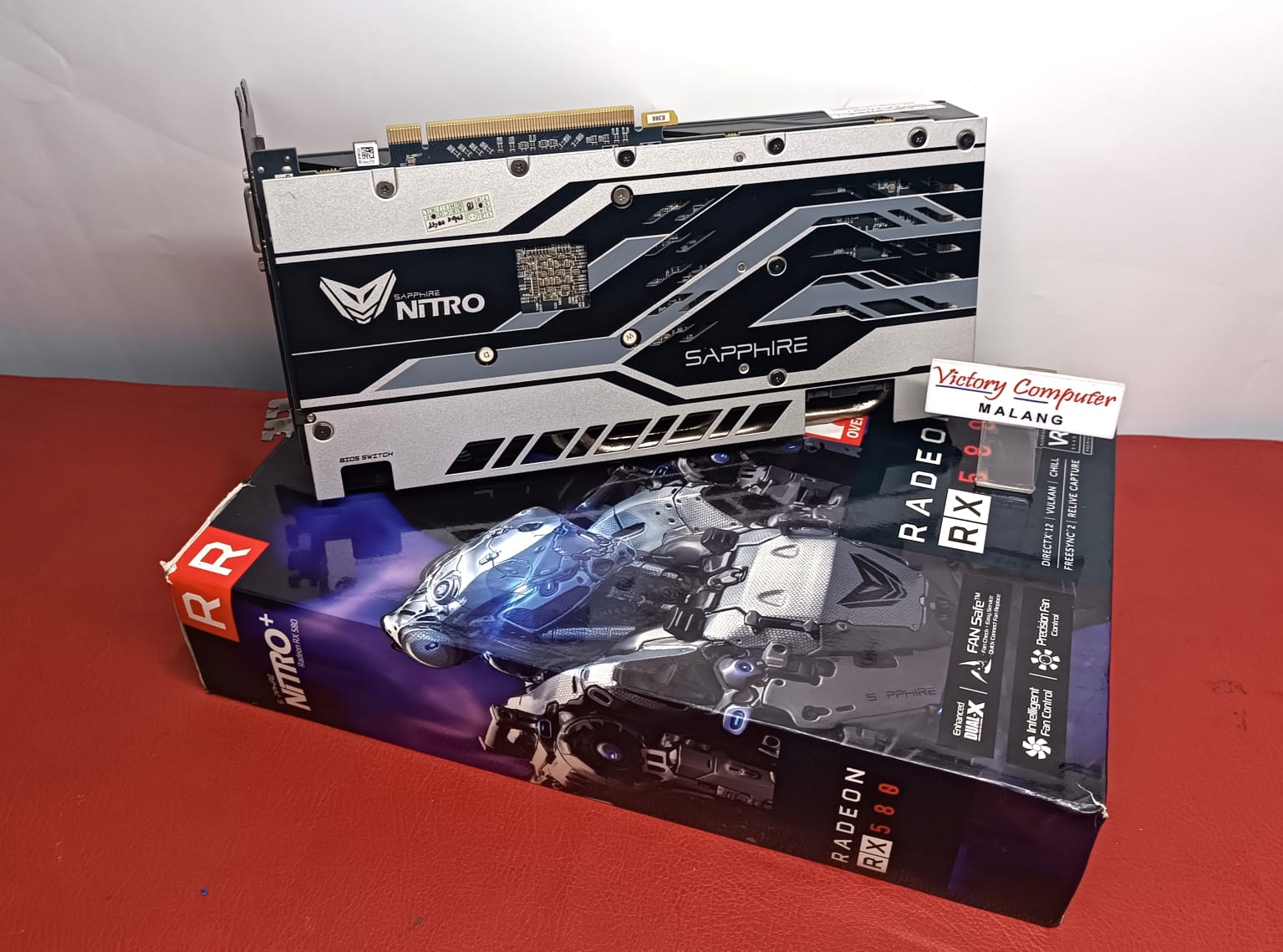 VGA Card Bekas SAPPHIRE NITRO+ RX 580 4GB 256Bit GAMING | Laptop Bekas ...