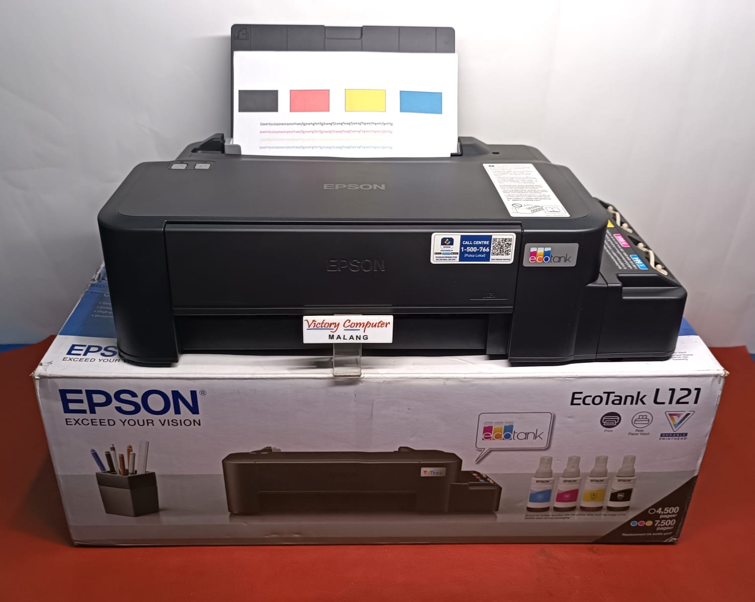 Jual Printer EPSON EcoTank L121 pemakaian baru 118 Lembar Like New | Laptop Bekas Malang ...